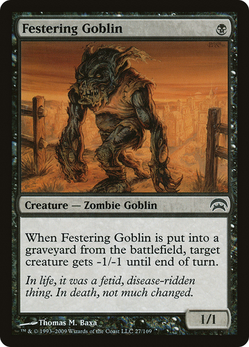 Festering Goblin (HOP-027) - Planechase - Game Nerdz