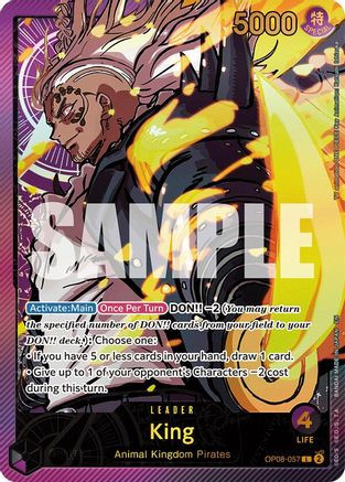 King (SPR) (OP08-057) Extra Booster: Anime 25th Collection Foil - Game ...
