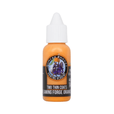 Two Thin Coats Paints: Flaming Forge Orange (15ml) - Game Nerdz