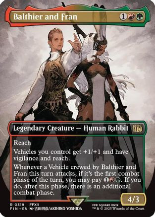 Balthier and Fran (Borderless) (0319) (FIN-319) - FINAL FANTASY - Game ...