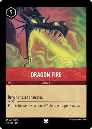 Dragon Fire (130/204) - The First Chapter Cold Foil (LP) - Game Nerdz