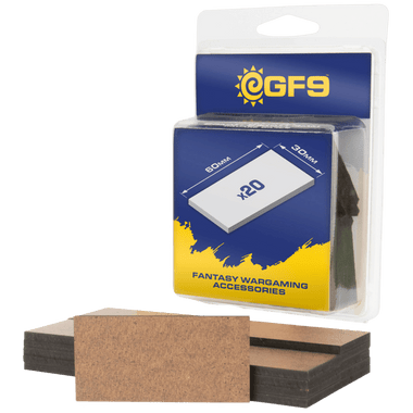 Gale Force 9: Rectangular Bases 30mm x 60mm (20ct) - Game Nerdz