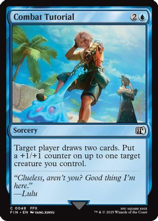 Combat Tutorial Fin 048 Final Fantasy Game Nerdz