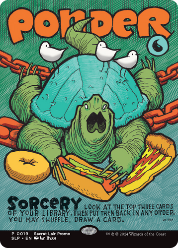 Ponder (SLP-019) - Secret Lair Showdown: (borderless) (Borderless ...