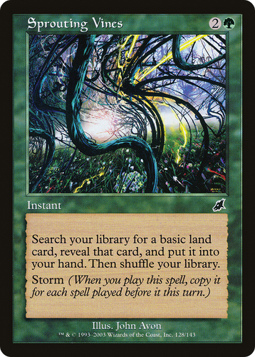 Sprouting Vines (SCG-128) - Scourge Foil - Game Nerdz