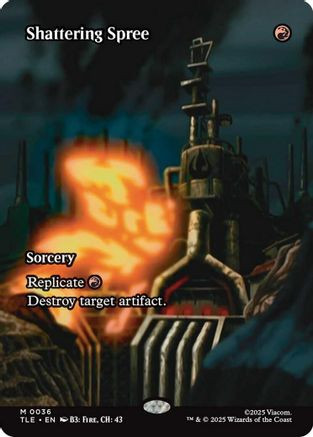 Shattering Spree (Borderless) (TLE-036) - Avatar: The Last Airbender ...