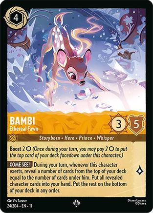 Bambi - Ethereal Fawn (24/204) - Winterspell - Game Nerdz