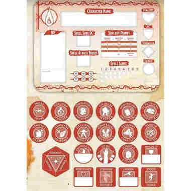 Dungeons & Dragons: Token Set - Sorcerer - Game Nerdz