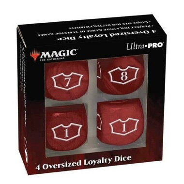 Magic: The Gathering - Deluxe 22MM Mountain Loyalty Dice Set (4 ...
