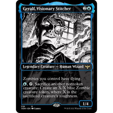 Geralf, Visionary Stitcher (VOW-319) - Innistrad: Crimson Vow ...