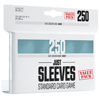 Gamegenic Sleeves: Just Sleeves - Clear Standard Card Size Value Pack ...