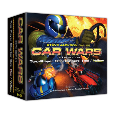 Car Wars Sixth Edition: 2-Player Starter Set - Red/Yellow - Game Nerdz