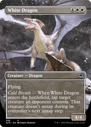 White Dragon (AFR-288) - Adventures in the Forgotten Realms (Borderless ...