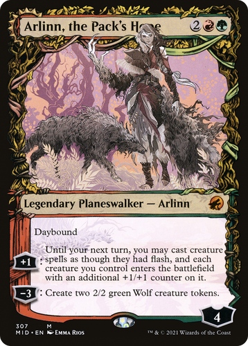 Arlinn, the Pack's Hope // Arlinn, the Moon's Fury (MID-307 ...