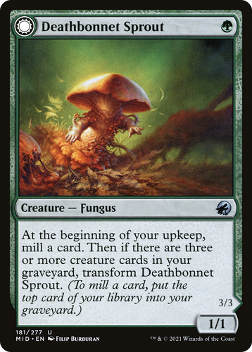 Deathbonnet Sprout // Deathbonnet Hulk - Innistrad: Midnight Hunt ...