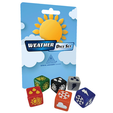 Weather D6 Dice Set (6) - Game Nerdz