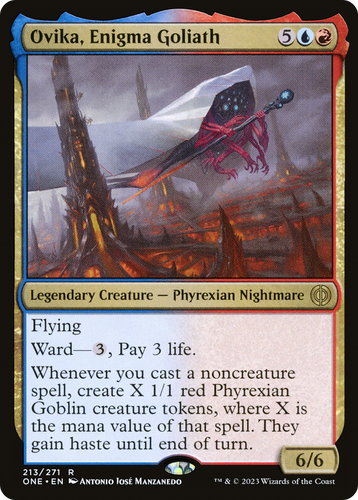 Ovika, Enigma Goliath (ONE-213) - Phyrexia: All Will Be One - Game Nerdz