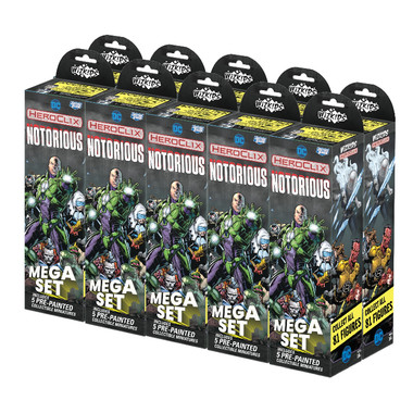 DC HeroClix: Notorious Booster Brick (10) - Game Nerdz
