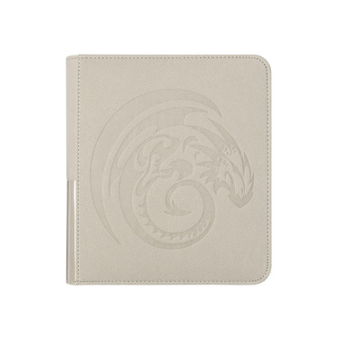 Dragon Shield: Ashen White Card Codex - Small Zipster Binder - Game Nerdz