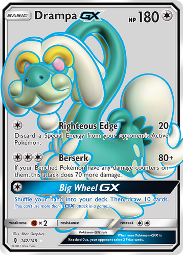 Drampa-GX 142/145 - Guardians Rising Holofoil - Game Nerdz