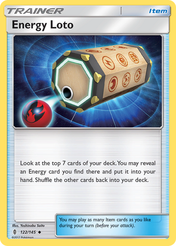 Energy Loto 122/145 - Guardians Rising Reverse Holofoil - Game Nerdz