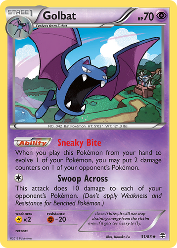 Golbat 31/83 - Generations Reverse Holofoil - Game Nerdz