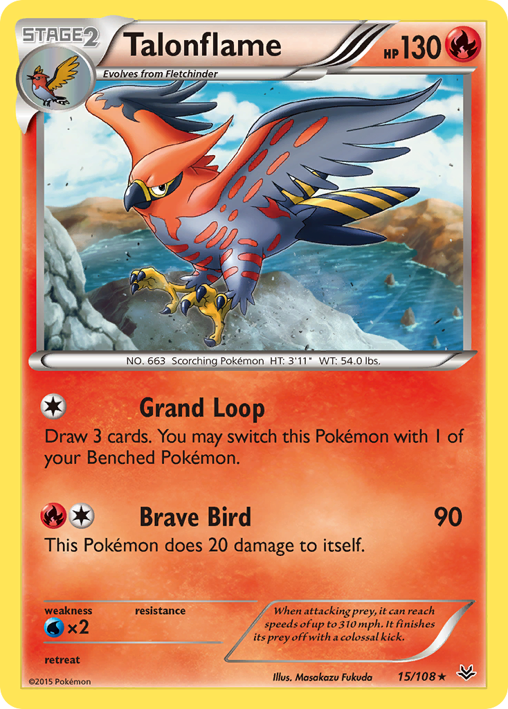 Pokemon Talonflame Evolution