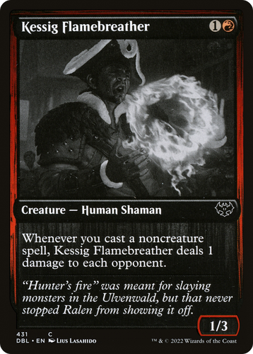 Kessig Flamebreather (DBL-431) - Innistrad: Double Feature - Game Nerdz