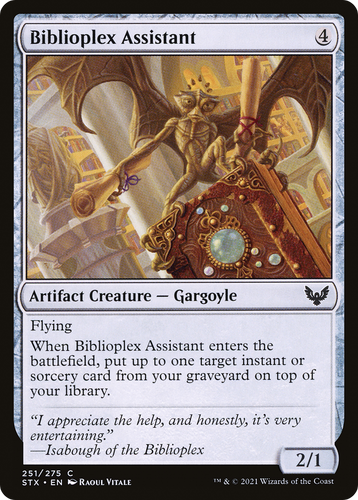 Biblioplex Assistant (STX-251) - Strixhaven: School of Mages - Game Nerdz
