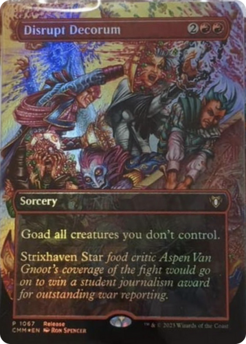 Disrupt Decorum (LARP-1067) - Commander Masters (Borderless) Foil ...