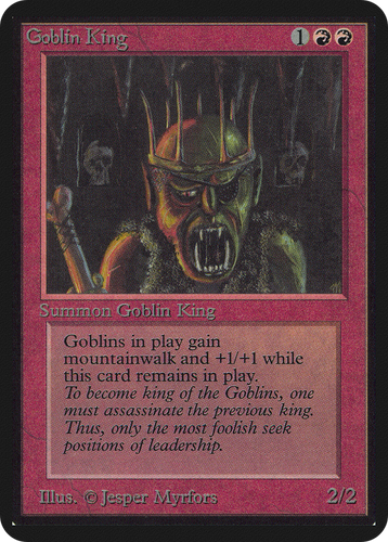 Goblin King (LEA-154) - Limited Edition Alpha - Game Nerdz
