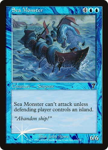 Sea Monster - Seventh Edition Foil - Game Nerdz