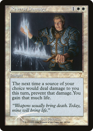 Reverse Damage (7ED-34★) - Seventh Edition Foil - Game Nerdz