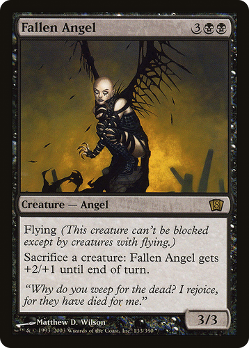 Fallen Angel - Eighth Edition Foil - Game Nerdz