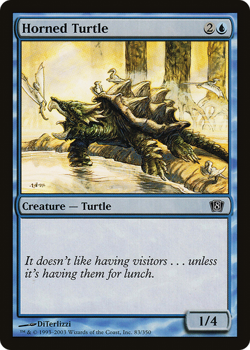 Horned Turtle - Eighth Edition Foil - Game Nerdz