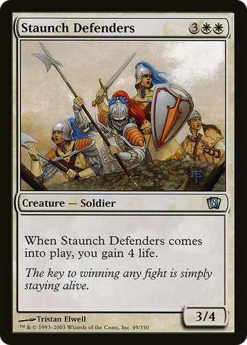 Staunch Defenders (8ED-49★) - Eighth Edition Foil - Game Nerdz