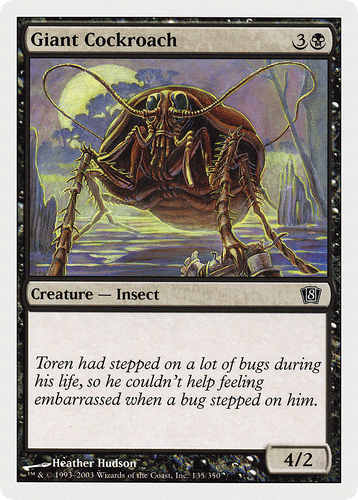 Giant Cockroach - Eighth Edition - Game Nerdz