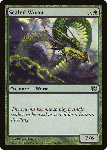 Scaled Wurm (9ED-269★) - Ninth Edition Foil - Game Nerdz