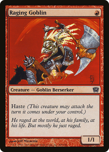 Raging Goblin (9ED-209★) - Ninth Edition Foil - Game Nerdz
