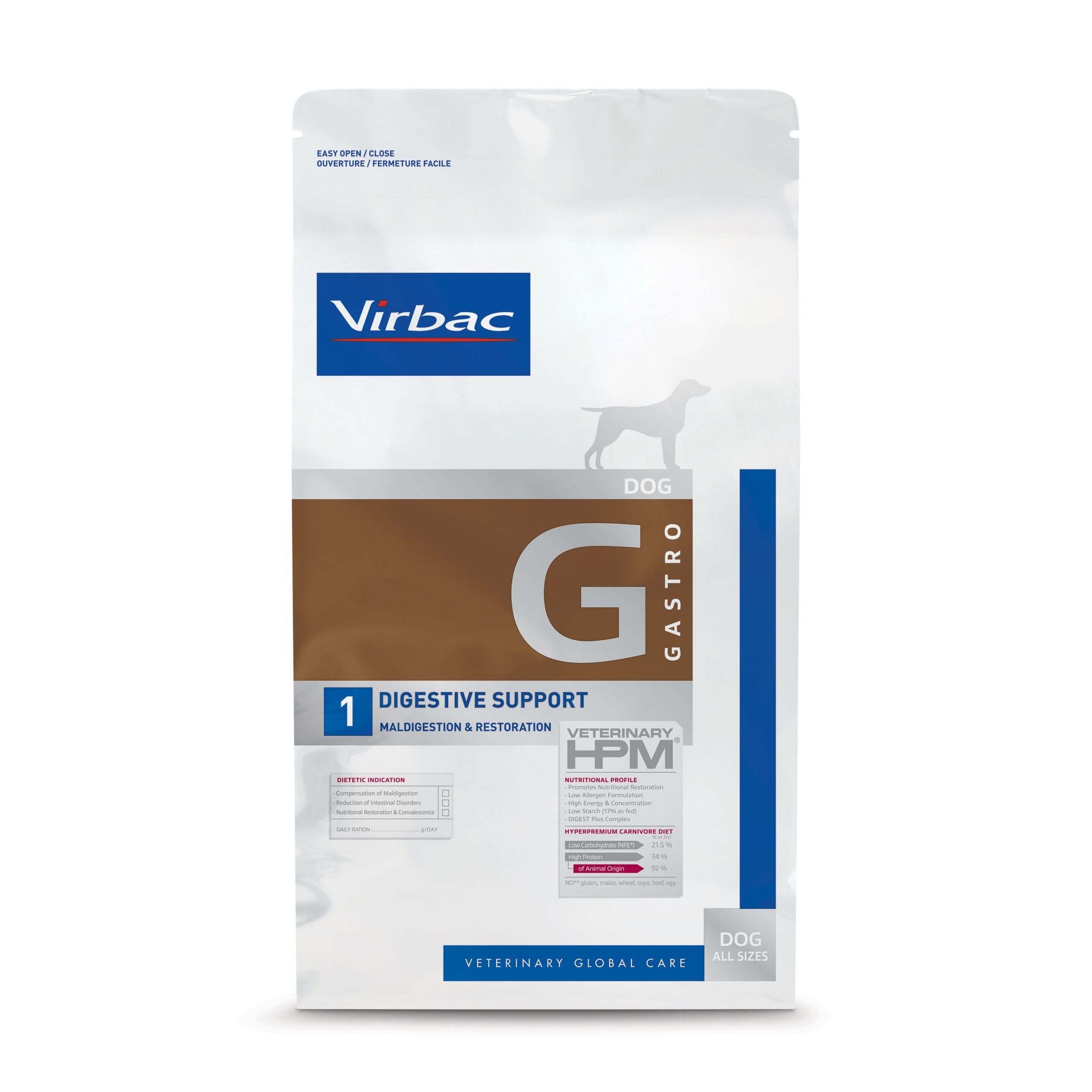 VETERINARY HPM | Digestive Support G1 - Krmivo pro psy - Virbac