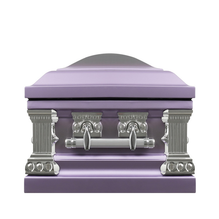 Lincoln Lilac Steel Casket for Sale with White Velvet Interior ...