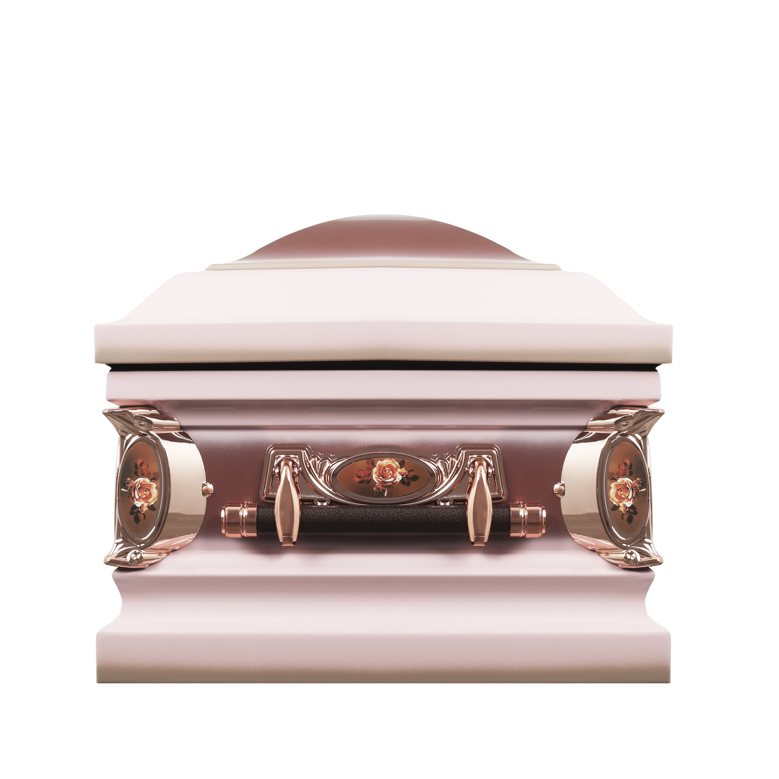 Mother' Pink Funeral Metal Caskets for Sale with Pink Velvet Interior ...