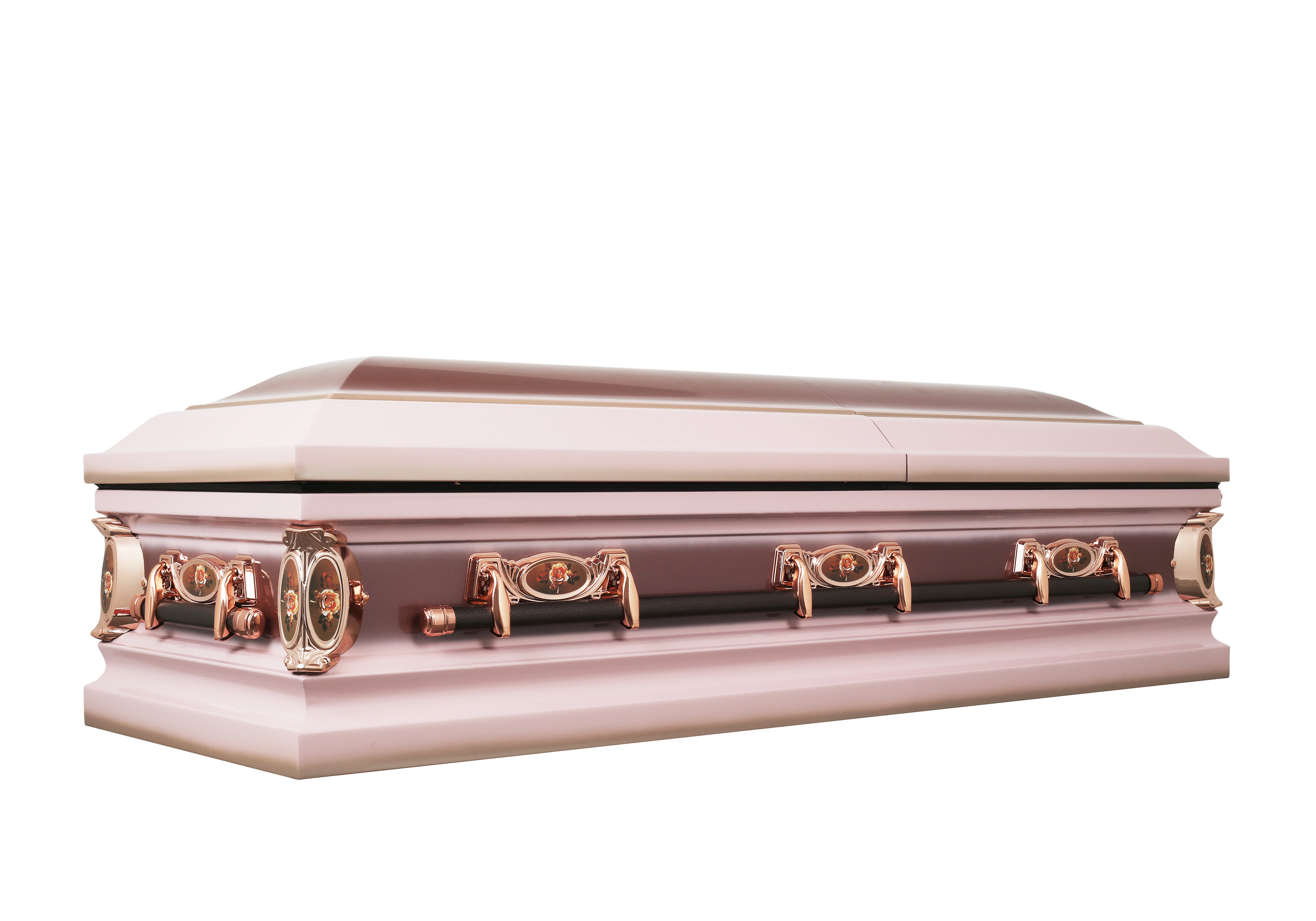 Mother' Pink Funeral Metal Caskets for Sale with Pink Velvet Interior ...