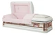 Misty Rose Metal Caskets for Sale With Pink Velvet Interior | Overnight ...