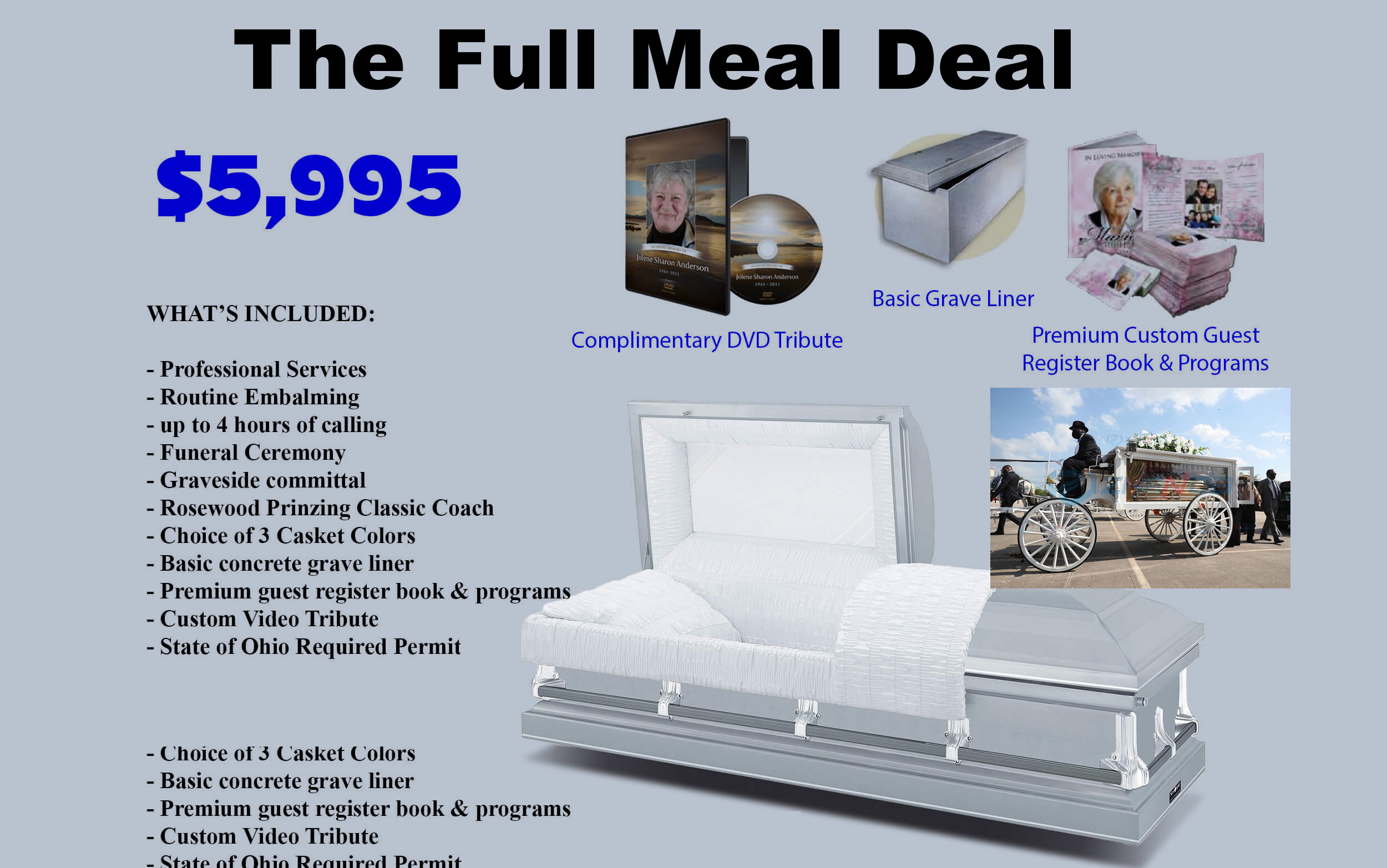 Why Funeral Packages are Not a Good Deal - Overnight Caskets