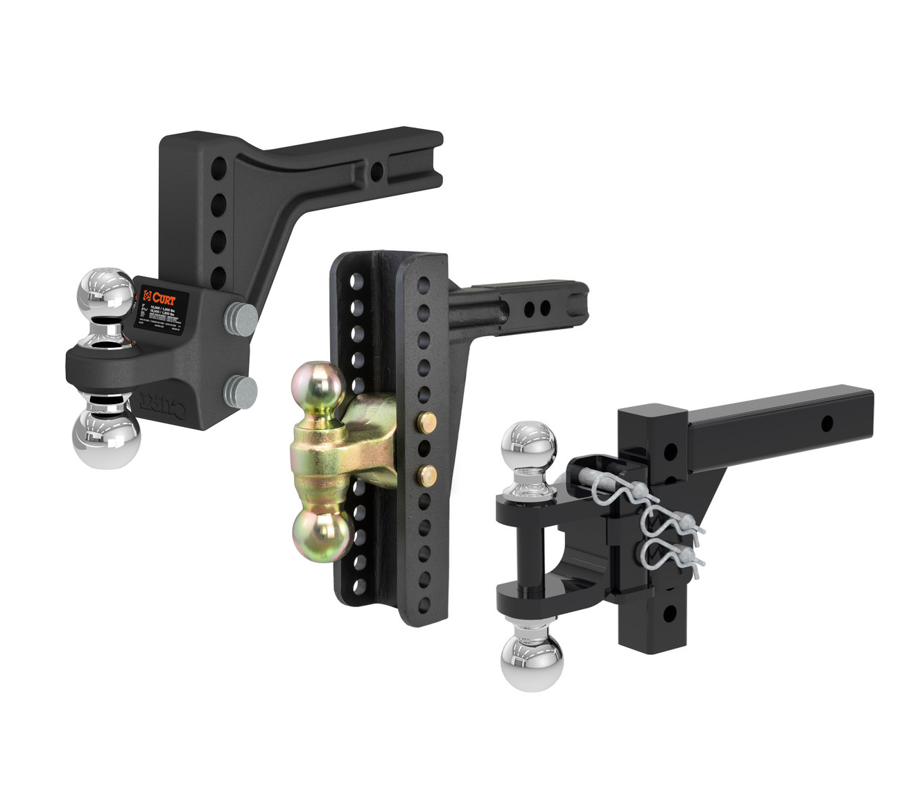 Towing - Ball Mounts - 2-1/2" Receivers - Adjustable - Standard ...