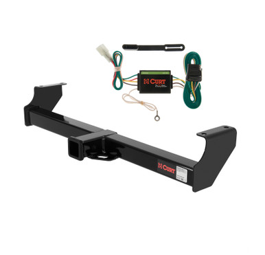 99 - 04 Chevrolet Tracker Curt 2", Class 3 Trailer Tow Hitch + 4-flat ...