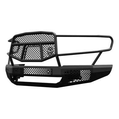 Ranch Hand MFD19HBM1 Midnight Front Bumper with Grille Guard - TowUniverse
