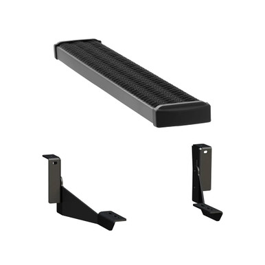 LUVERNE Grip Step 7" x 54" Black Aluminum Rear Step, Select Ram ...