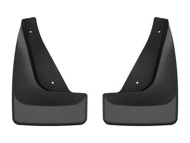 WeatherTech MudFlap No-Drill DigitalFit; Black 120200 - TowUniverse